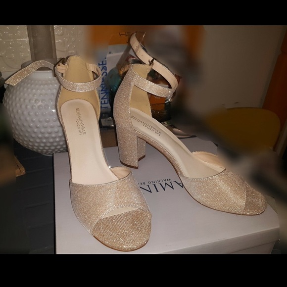 Benjamin Walk | Shoes | Benjamin Walk Touch Ups Amaya Champagne Prom ...